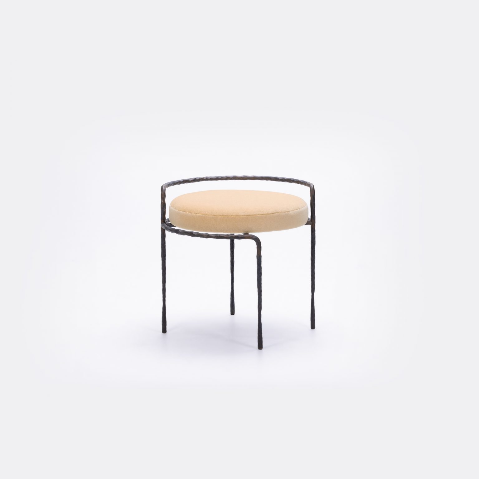Studio Paolo Ferrari | Hammered Metal Stool – Colony